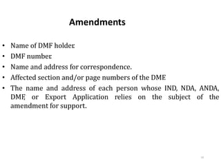Dmf & distribution records seminor | PPTX