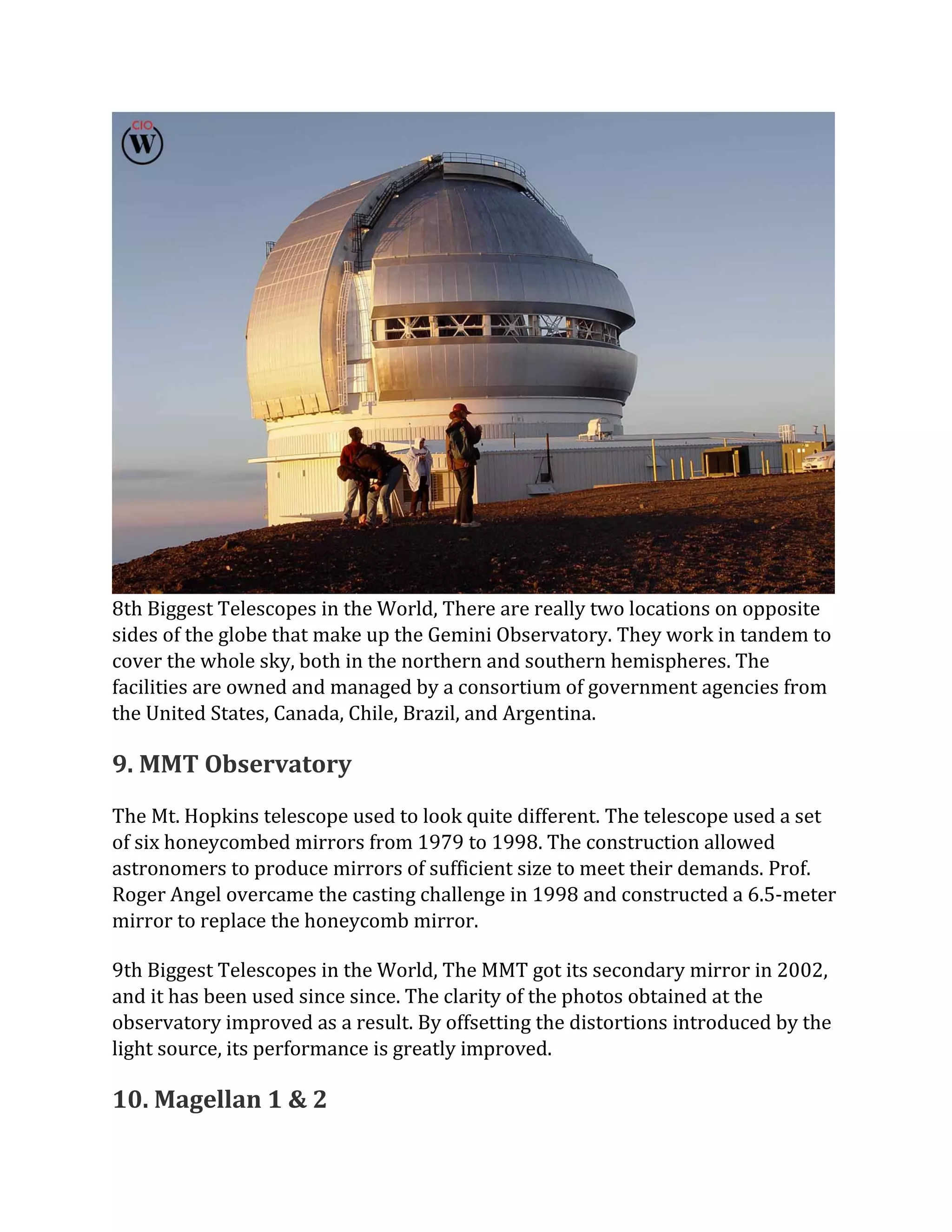 Top 10 Biggest Telescopes in the World | CIO Women Magazine.pdf