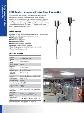Industrial Instruments for Food Beverage, Daily and Pharmaceutical | PDF