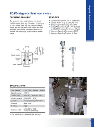 Industrial Instruments for Food Beverage, Daily and Pharmaceutical | PDF