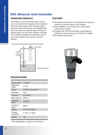 Industrial Instruments for Food Beverage, Daily and Pharmaceutical | PDF