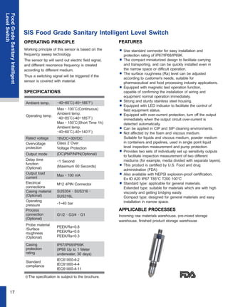 Industrial Instruments for Food Beverage, Daily and Pharmaceutical | PDF