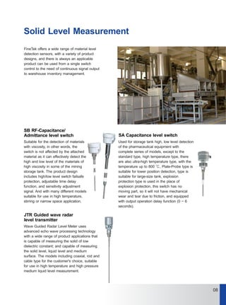 Industrial Instruments for Food Beverage, Daily and Pharmaceutical | PDF