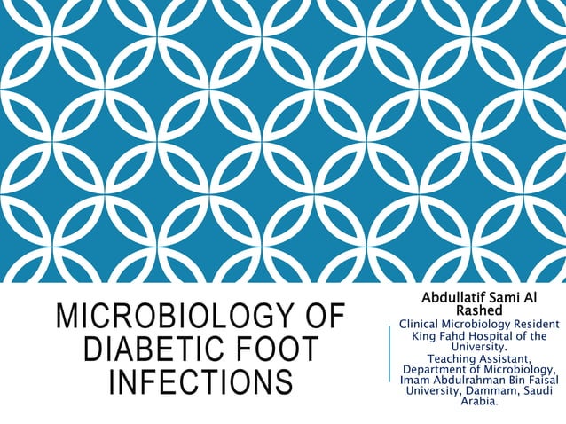 Microbiology of diabetic foot infections | PPTX
