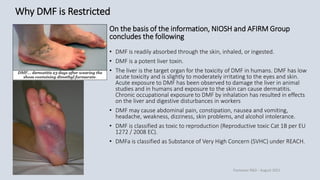 How DMF affect on Footwear | PDF | Chemistry | Science