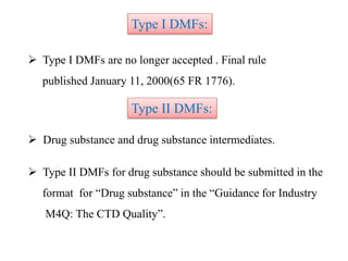 Dmf ppt by jahnavi bandi | PPTX