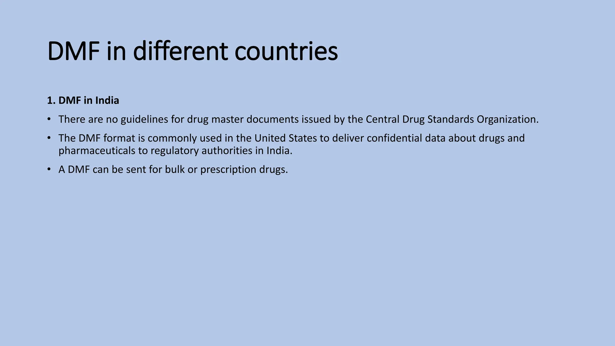 Drug Master File (Regulatory Affairs) PPT | PPTX