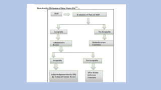 Drug Master File (Regulatory Affairs) PPT | PPTX