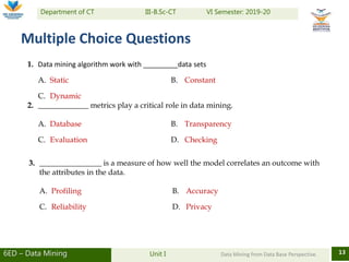 Dm from databases perspective u 1 | PPTX
