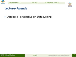 Dm from databases perspective u 1 | PPTX
