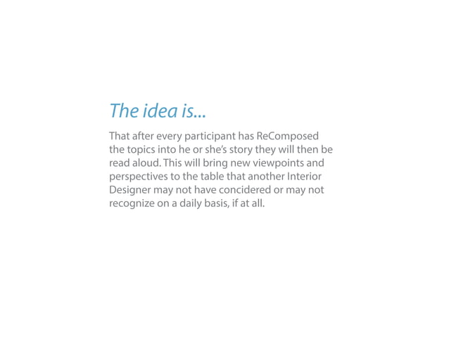 Design Management M.A. Final Project Presentation | PPT