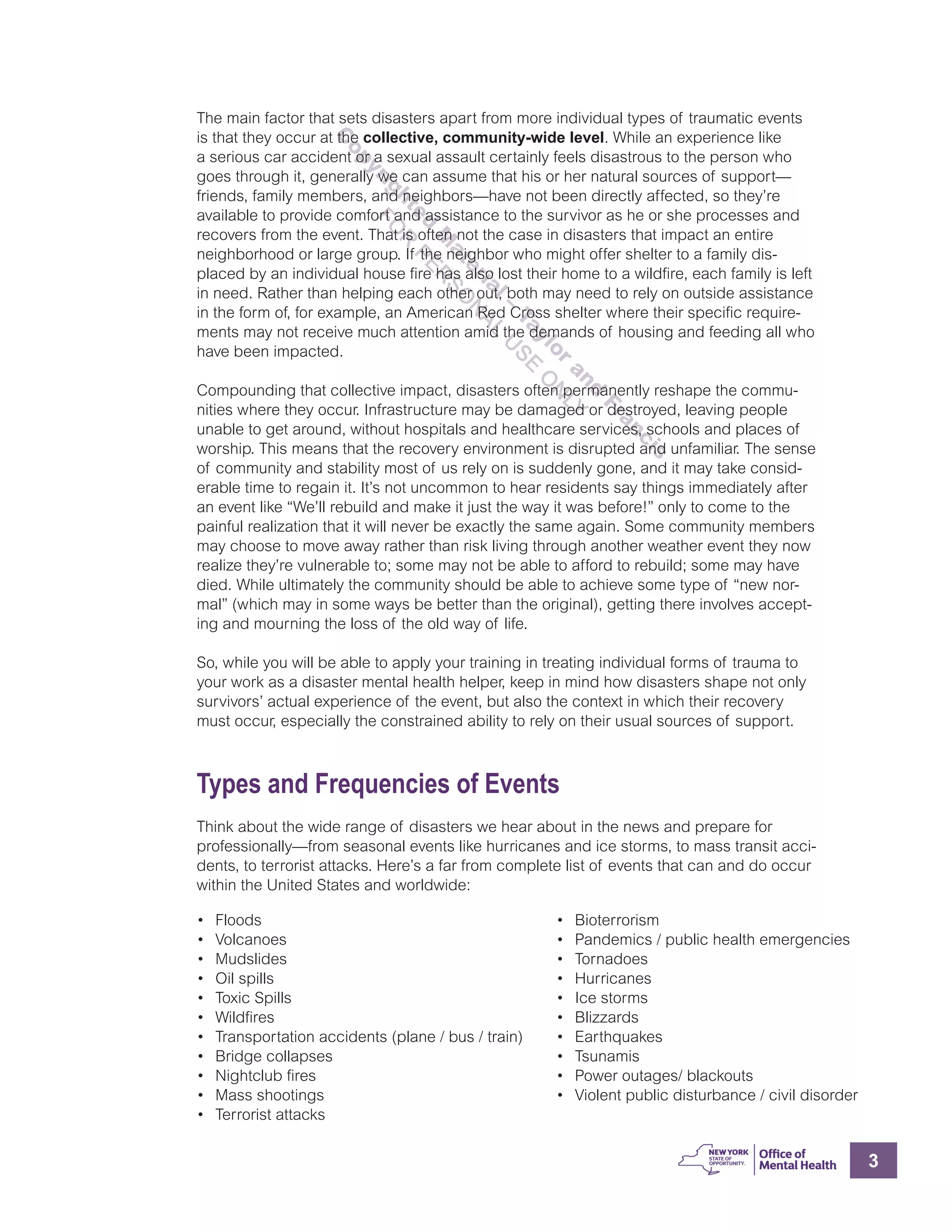 Disaster characteristics | PDF