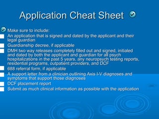How to Apply for DMH Services | PPT