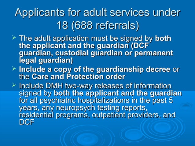 How to Apply for DMH Services | PPT