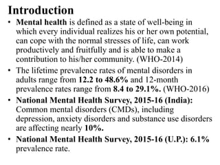 District Mental Health Programme (DMHP) | PPTX