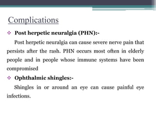 Herpes zoster presentation by Dhananjay Mundhe | PPTX