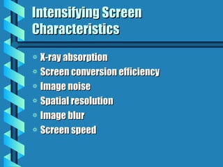 Dmi 50 b_intensifying_screens | PPT