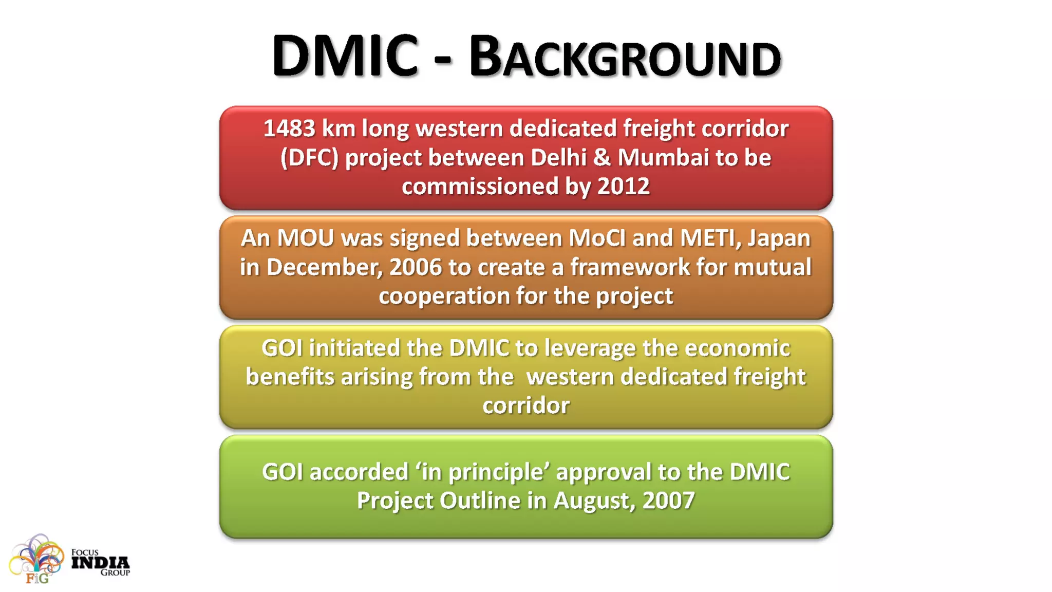 Delhi-Mumbai Industrial Corridor (DMIC) - A collaborative public ...