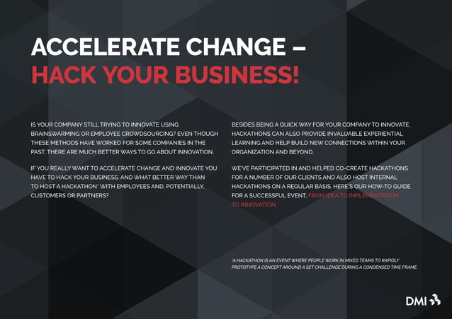 Innovation through Hackathons | PPT