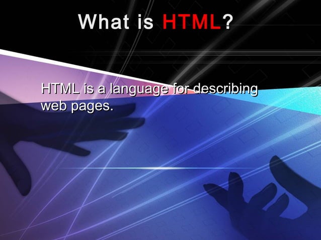HTML basic | PPT