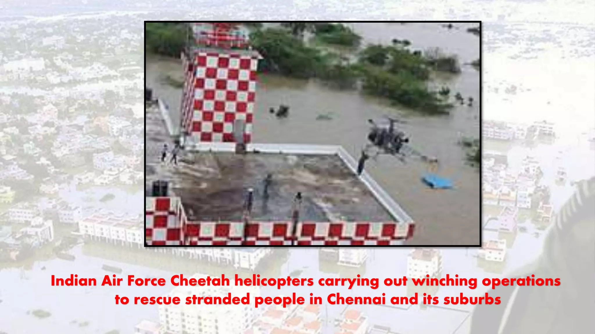 Disaster Management in Chennai Floods (2015) | PPTX