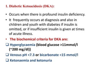 diabetes mellitus in children | PPTX