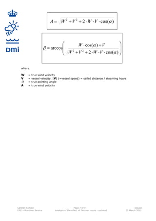 Dmi performance analysis Flettner rotor updated_t_hiii_nk_220112 | PDF