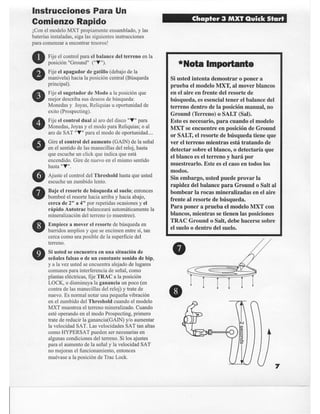 Manual castellano MXT | PDF