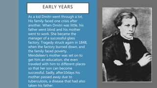 Biography of Dmitri Mendeleev. | PPTX