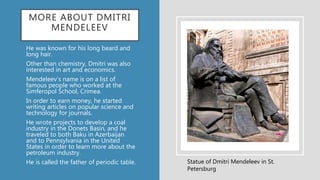 Biography of Dmitri Mendeleev. | PPTX