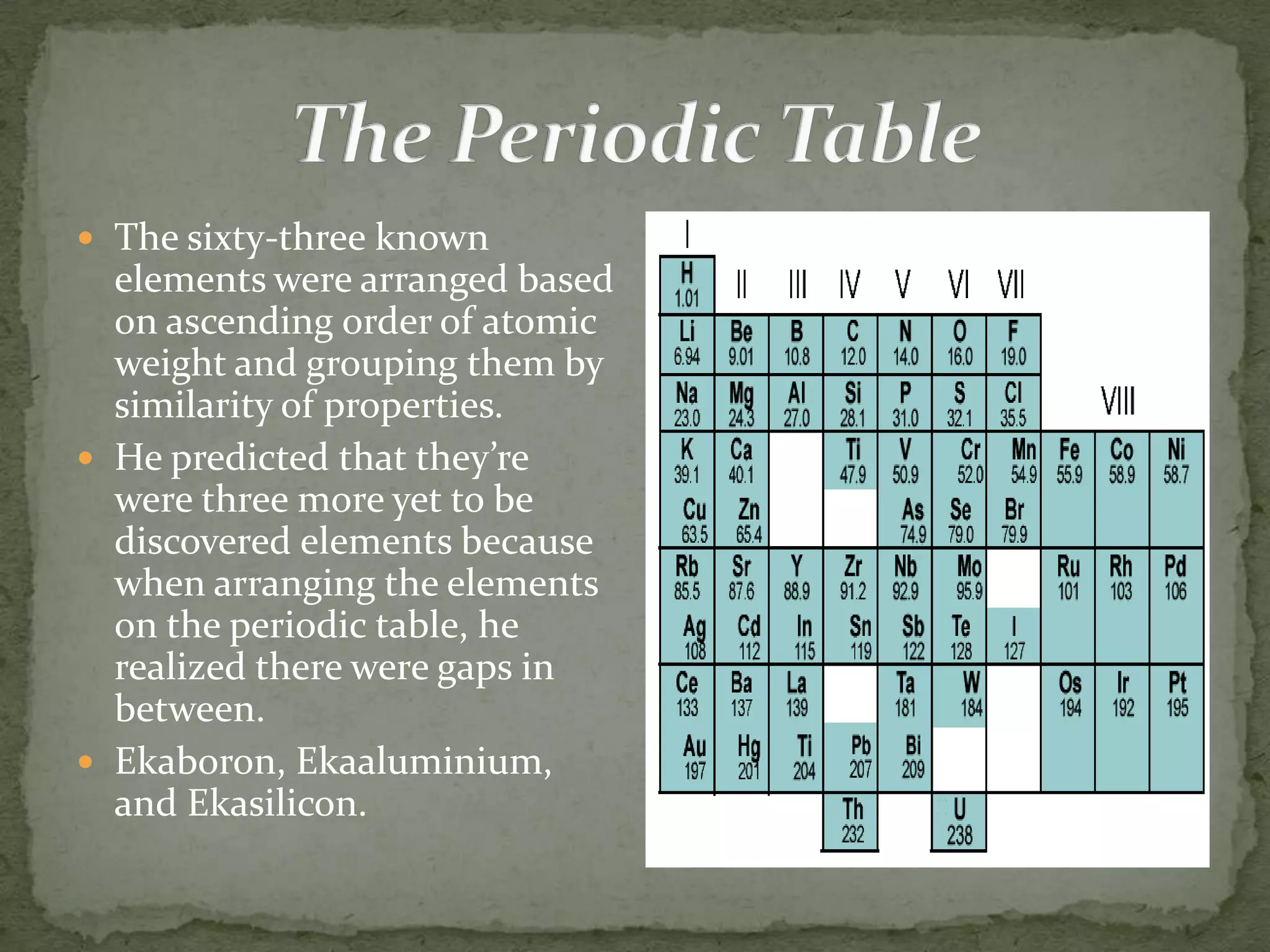 Dmitri ivanovich mendeleev | PPTX