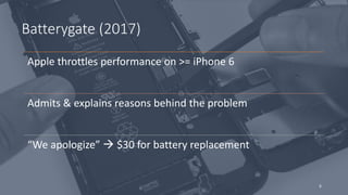 Apple's Communication: Antennagate & Batterygate | PDF | Smartphones ...