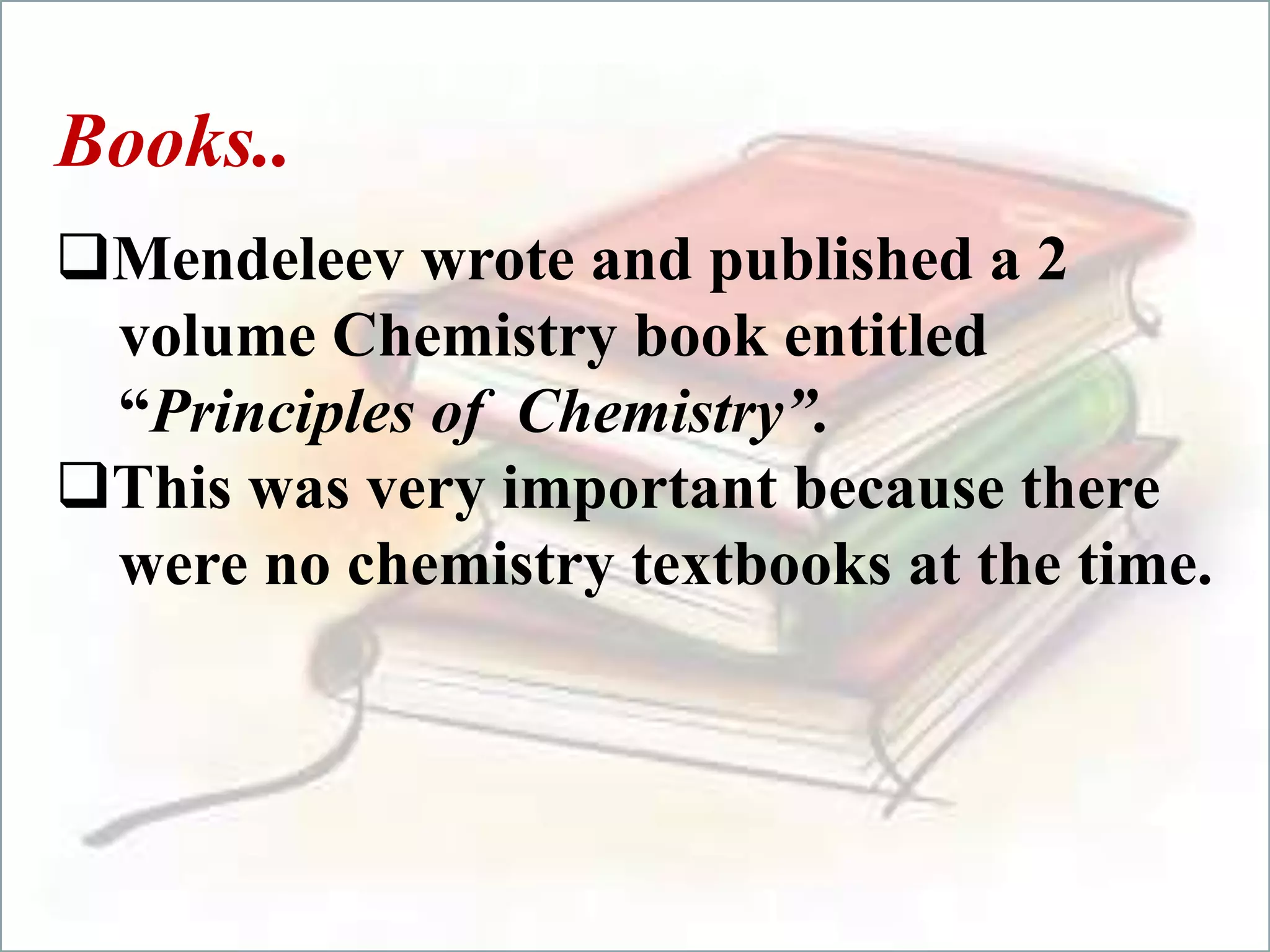 Dmitri mendeleev ppt | PPTX