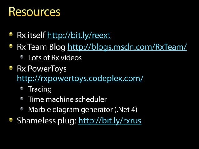 Reactive Extensions | PPT
