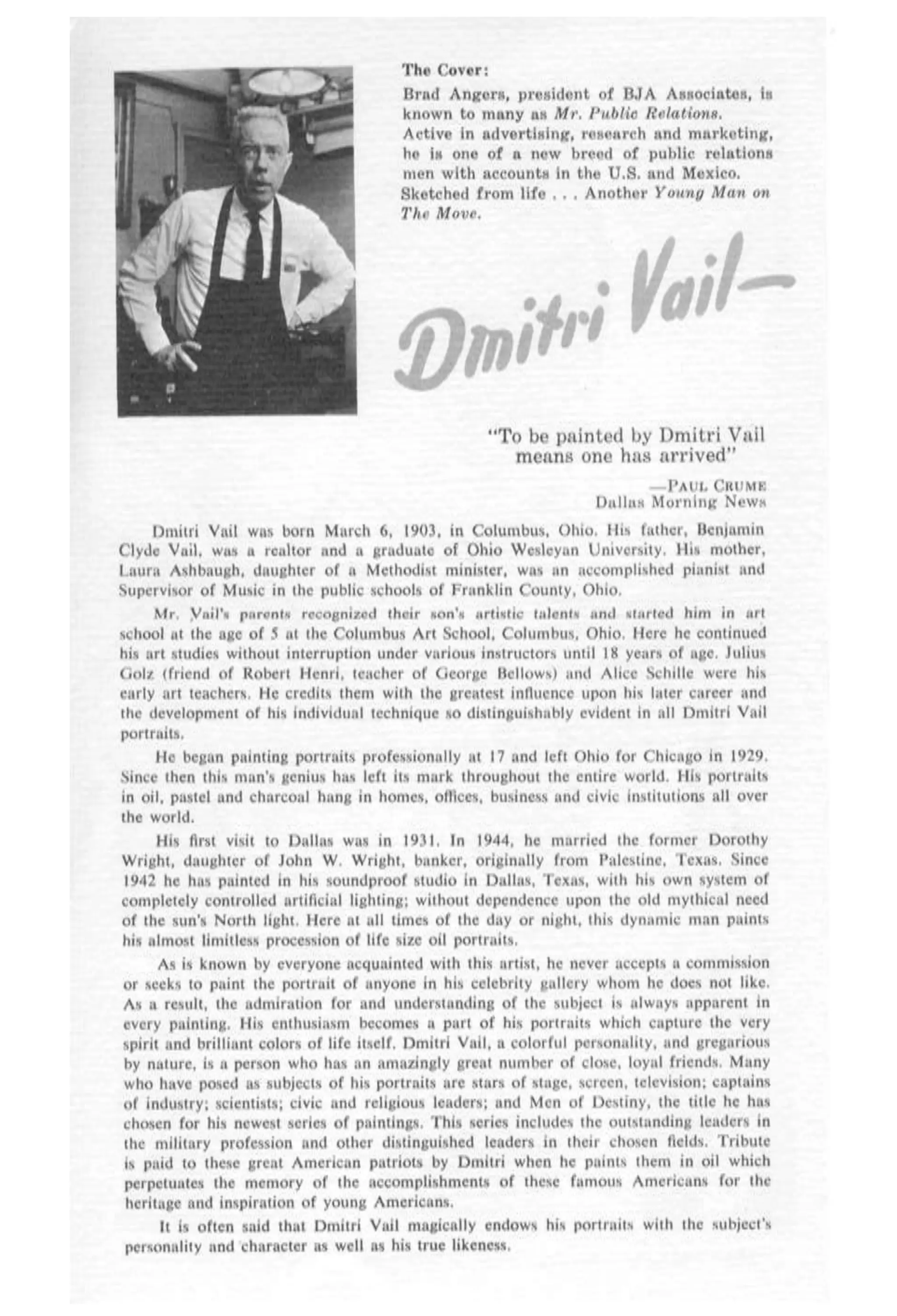 Dmitri Vail Remembered | PPS