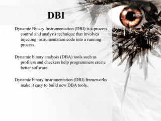 Dmitriy D1g1 Evdokimov - DBI Intro | PDF | Programming Languages | Computing