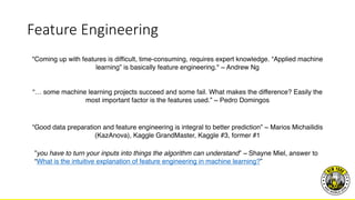 Feature Engineering for ML - Dmitry Larko, H2O.ai