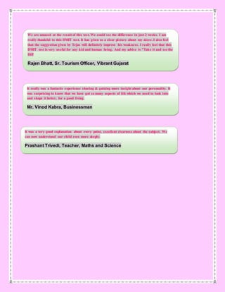 Dmit testimonial | PDF