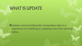 DML DATA MAINUPULATION LANGUAGE | PPT