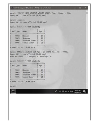 SQL Queries - DML Commands | PDF