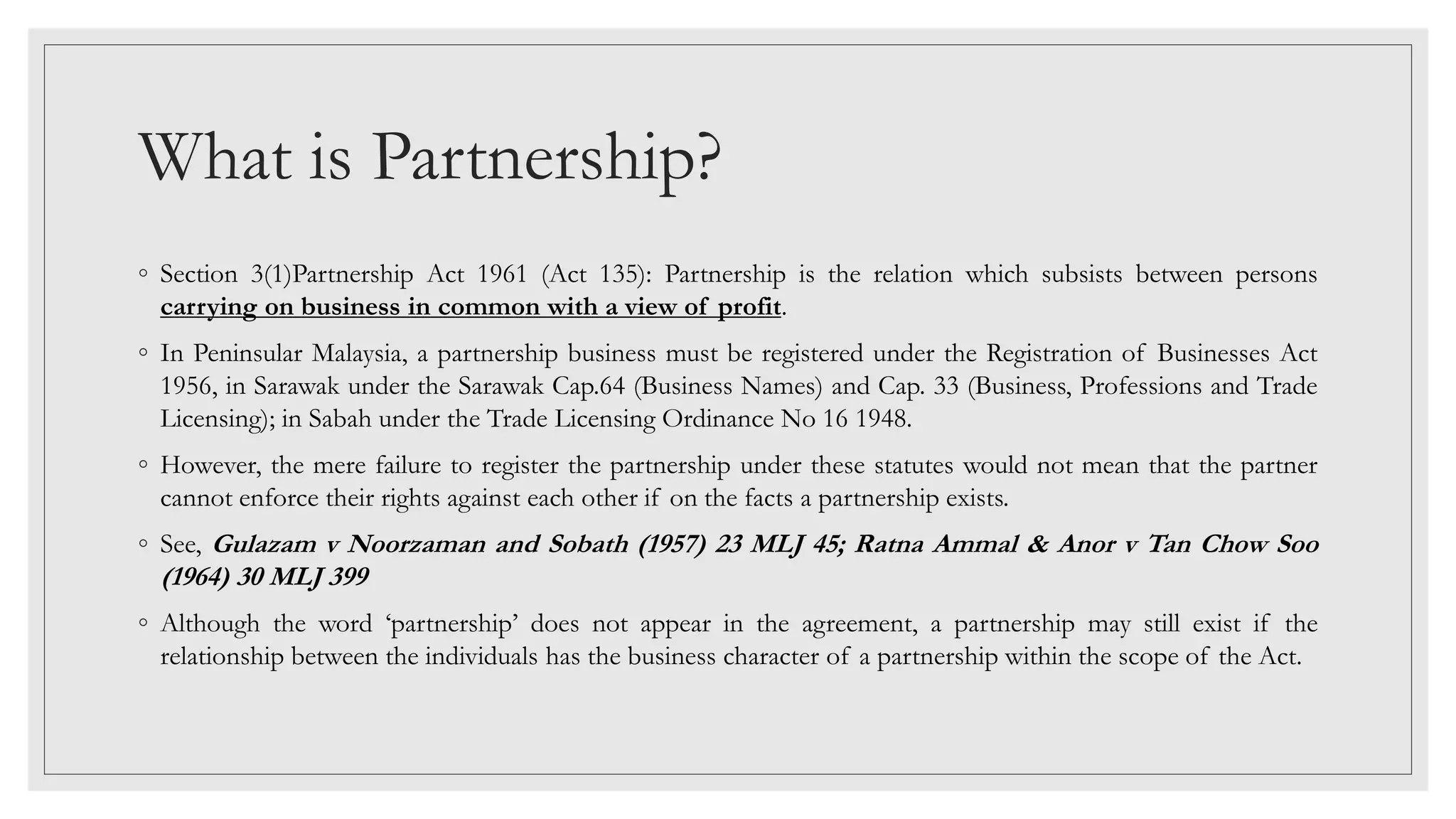 Law of Partnership | PPTX
