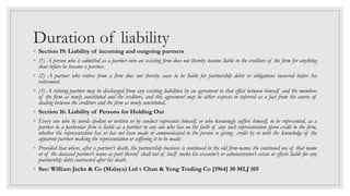 Law of Partnership | PPTX