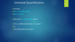 Universal Quantification DM | PPTX | Physics | Science
