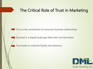 Enhancing Consumer Trust Through Strategic Content Marketing | PPT ...