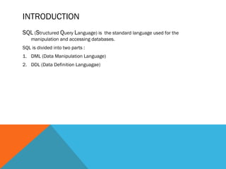 database slide | PPT | Databases | Computer Software and Applications