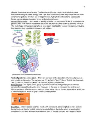 DMLT (2nd Year) : Chemistry of Proteins - Some basic concepts (U. P ...
