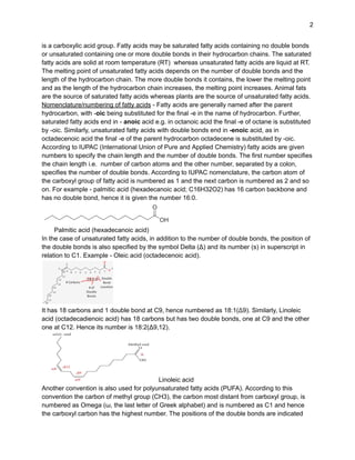 DMLT (2nd Year) : Chemistry of Lipids - Some basic concepts (U. P ...