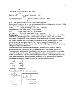DMLT (2nd Year) : Chemistry of Lipids - Some basic concepts (U. P. State Medical Faculty ...