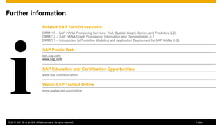 DMM270 – Spatial Analytics with Sap Hana | PDF