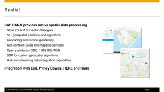 DMM270 – Spatial Analytics with Sap Hana | PPT